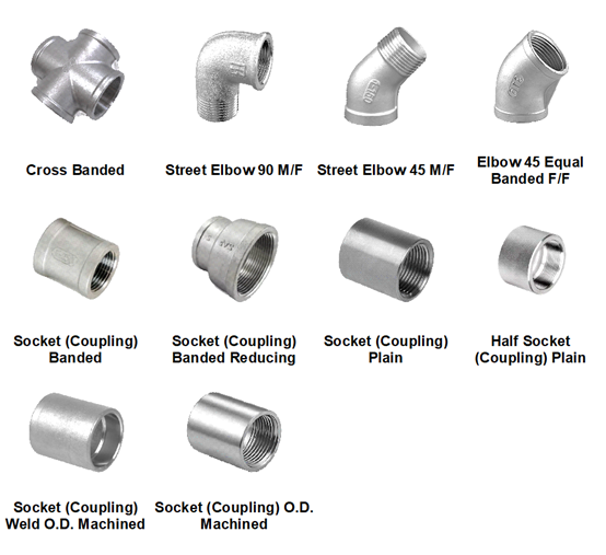 Casting Screw Fitting COUPLING, BUSHING