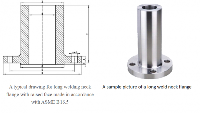 Alloy Steel Tapered Hub Flange , F11 F12 F22 WN Flat Face Weld Neck Flange