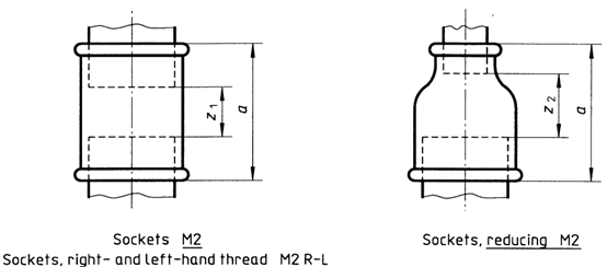 ISO 49-1994 Stainless Steel Cast Fittings Threaded Reducing Socket 3" X ...