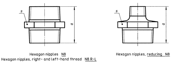 ISO 49-1994 Stainless Steel Cast Fittings CL1000 Hexagon Threaded ...