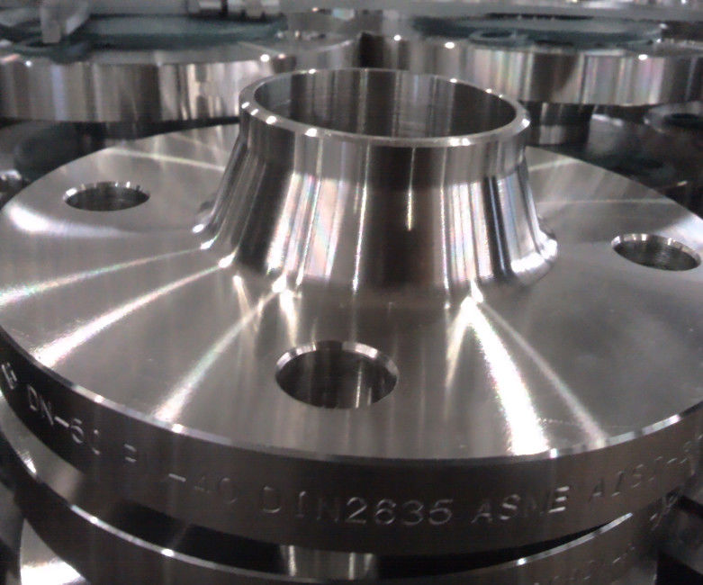 AISI DIN 2635 PN40 Flange Corrosion Resistant Stainless Steel Weld Neck