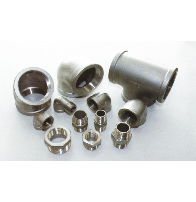Casting Screw Pipe Fittings Elbow Nipple Cap Union Cross Tee Socket ...