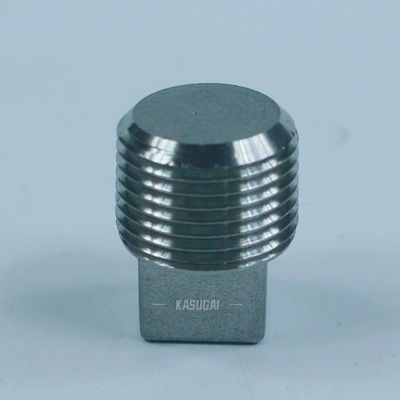 1/8" To 4" SS Plumbing Fittings , ASTM A351 CF8 Cast Threaded Square ...