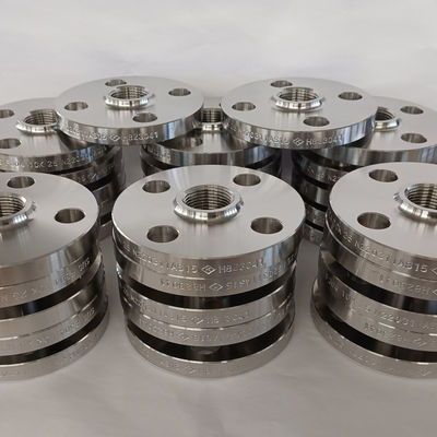 SUS304 10K PTFF Threaded Flat Face Flange - JIS B2220