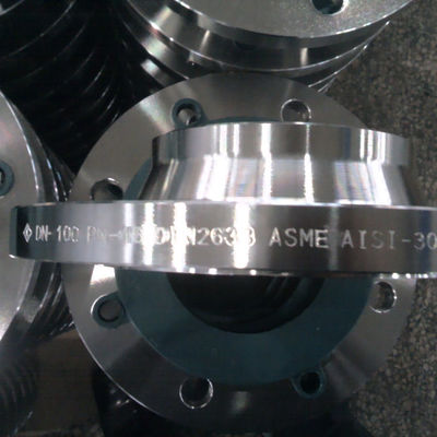 DIN 2633 PN16 8 Inch Weld Neck Flange AISI 304/L Stainless Steel
