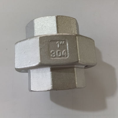 ASME B1.20.1 Stainless Steel Threaded Union , Cast Conical Pipe Union ...